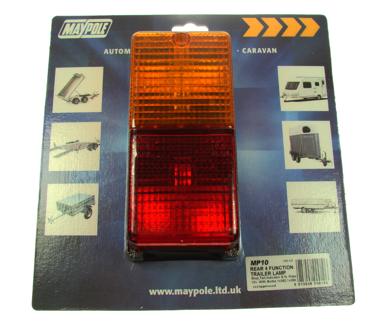 MP10 Maypole Rectangular Combination Lamp Display Packed - Maypole