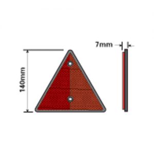 Maypole MP16B Triangle Reflector - Maypole Trailer Parts