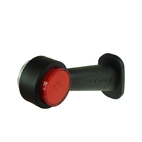 MP8706L WAS 10-30V LED Left Hand Red/White 45° Outline Marker Lamp ...