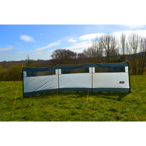 MP9524 3 Panel Steel Poled Windbreak - Maypole Leisure